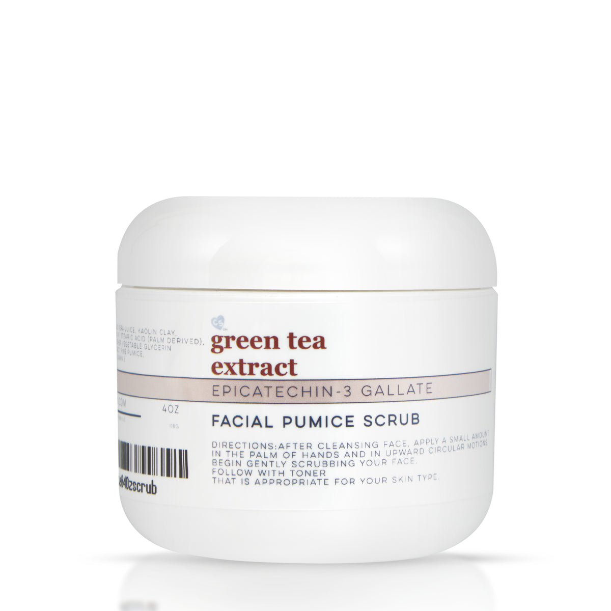Green Tea Extract Hyaluronic Acid | Facial Pumice Scrub – Candee Skin